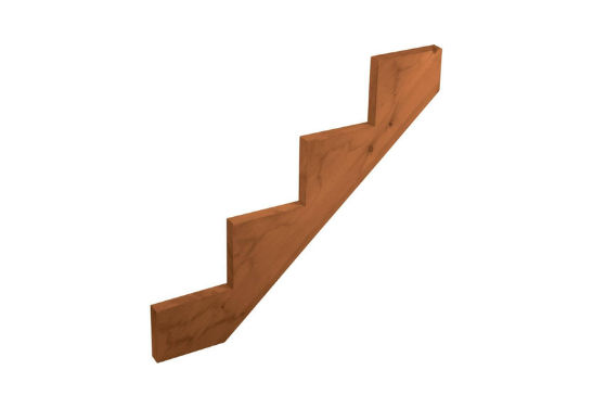 4-Step Sienna PT Stair Stringer at New Canadians Lumber | PT Stair Stringer