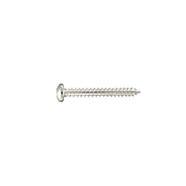 #8 x 2" Pan Head Socket Tapping Screw, Zinc Plated (100-pack) at ...