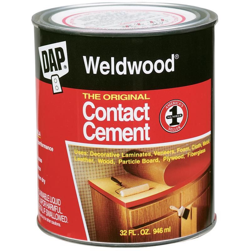 DAP Weldwood Original Rubber Contact Cement 1 qt at Jaeger Lumber | DAP ...