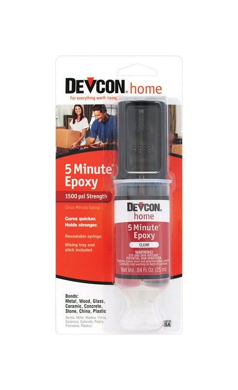 Devcon 5 Minute High Strength Epoxy 0.84 oz at Jaeger Lumber | Other Caulking & Adhesives