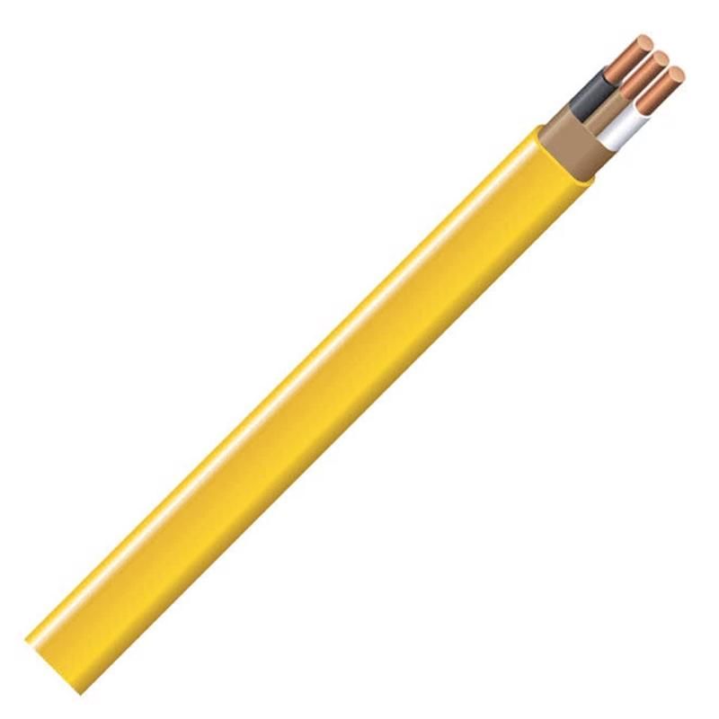 Southwire 50 ft. 12/2 Solid Romex Type NM-B WG Non-Metallic Sheathed ...