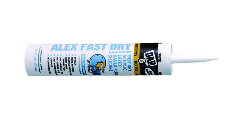 DAP Alex Fast Dry White Acrylic Latex Caulk 10.1 oz at Jaeger Lumber ...