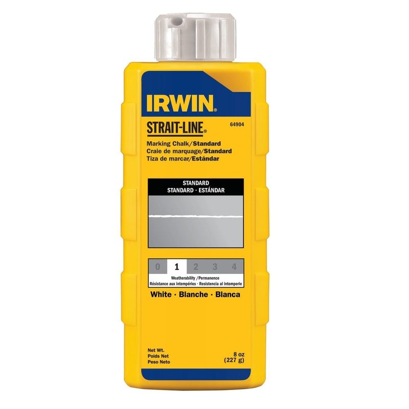 Irwin Strait-Line 8 oz Temporary Marking Chalk (White, 1 pk) at Jaeger ...