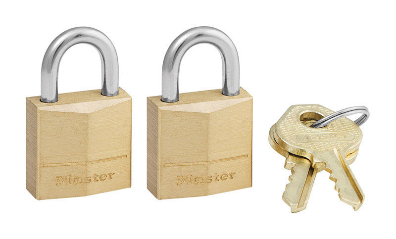 Master Lock 3/4 in. H x 7/16 in. W x 3/4 in. L Brass Pin Cylinder ...
