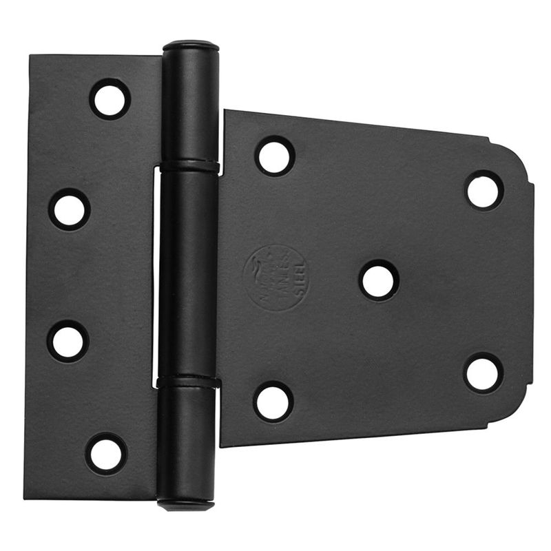 National Hardware 3-1/2" Matte Black Stainless Steel Extra Heavy Gate ...