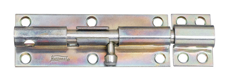 National Hardware 6" Zinc-Plated Steel Heavy Duty Barrel Bolt 1 pk at ...