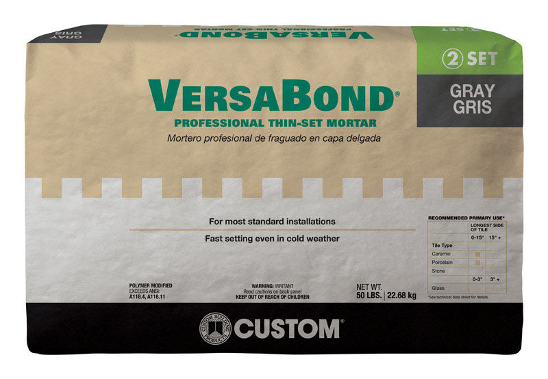 CBP VersaBond Gray Modified Thinset Mortar 50 lb 25N at Jaeger Lumber ...