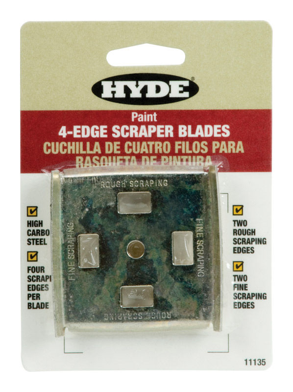 Hyde 2-1/2" W High Carbon Steel 4-Edge Scraper Blade at Jaeger Lumber ...