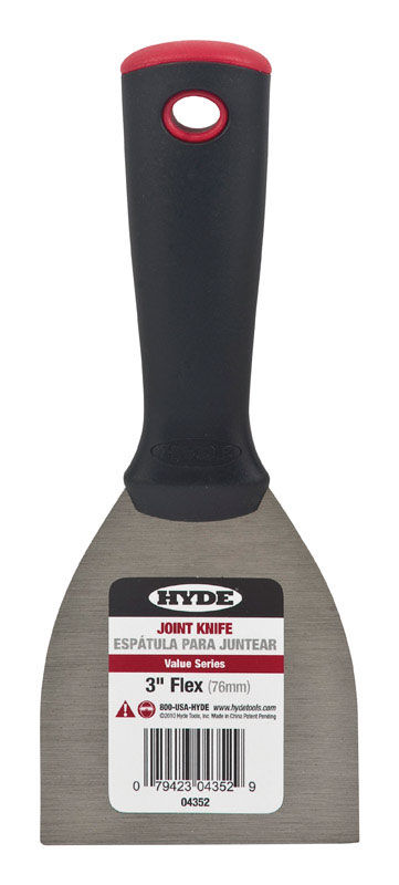 Shop Hyde Value Series 3 in. W High Carbon Steel Flexible Wall Scraper ...