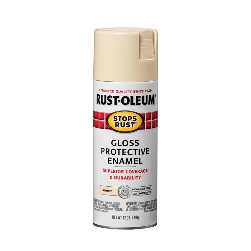 Rust-Oleum Stops Rust Gloss Almond Spray Paint 12 oz at Jaeger Lumber ...