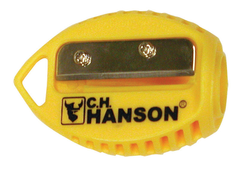 C.H. Hanson VersaSharp 2.3 in. L Carpenter Pencil Sharpener (Yellow, 1 ...