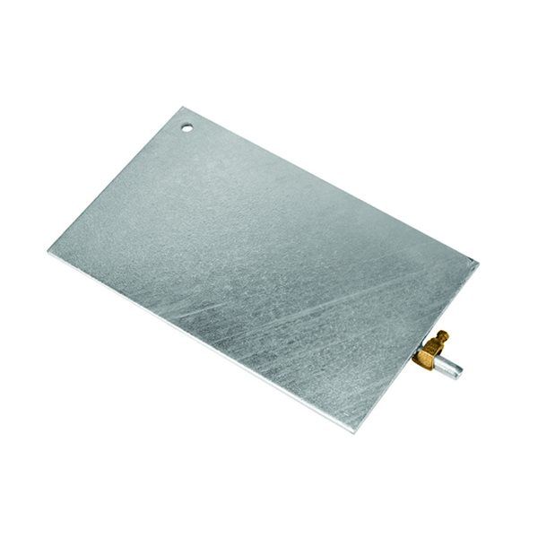 10" x 14" 1016BTB Galvanized Grounding Plate with Clamp at Trail ...