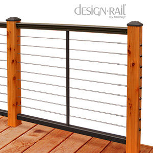 6' DesignRail Black Level Railing Kit at Ashby Lumber | Feeney ...