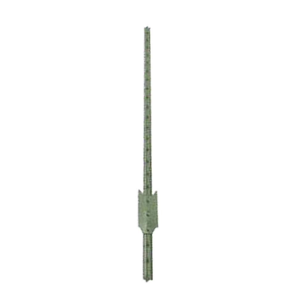 8' Studded Green T-Post (No-Clip) at Ashby Lumber | Heavy Duty Studded ...