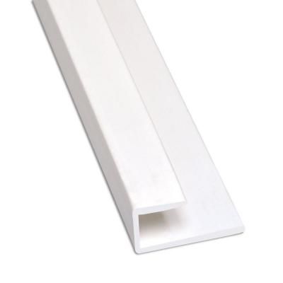 8' FRP Cap Moulding White at Ashby Lumber | Fiber Board Panel Edgings