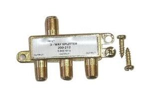 Coax Cable 3-Way Splitter 900MHz at Ashby Lumber | Coaxial Cable Split ...
