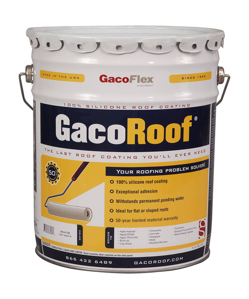 Gacoroof Silicone Coating 1 Gallon at Ashby Lumber | Gaco Roof & Deck ...
