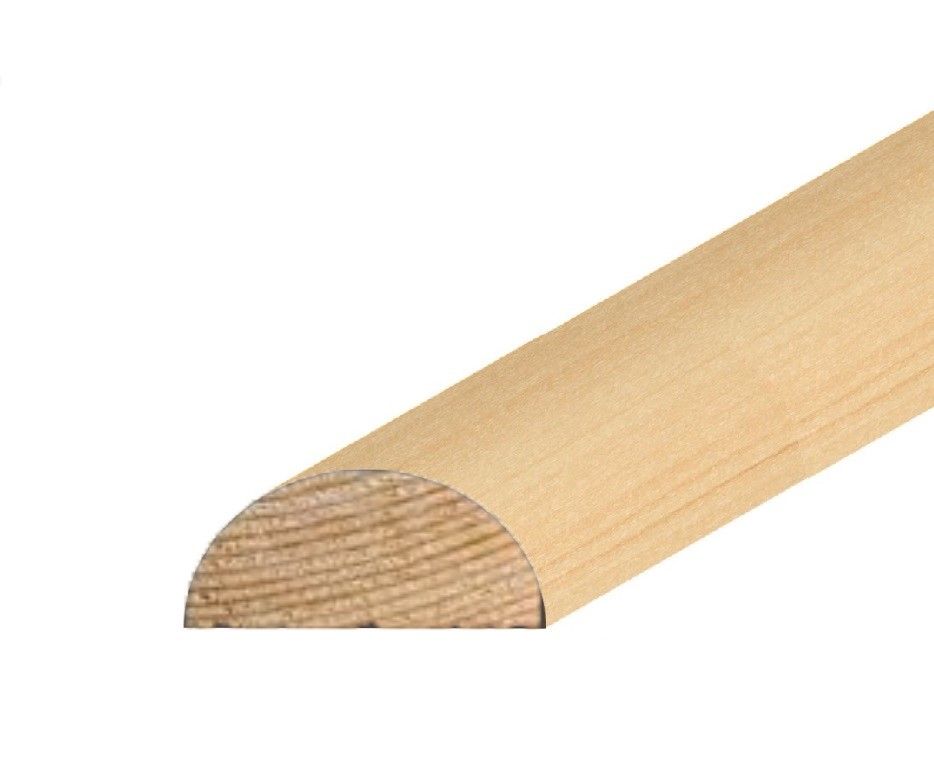 5/16" x 5/8" - 8' Pine Half Round at Ashby Lumber | Pine Half Round