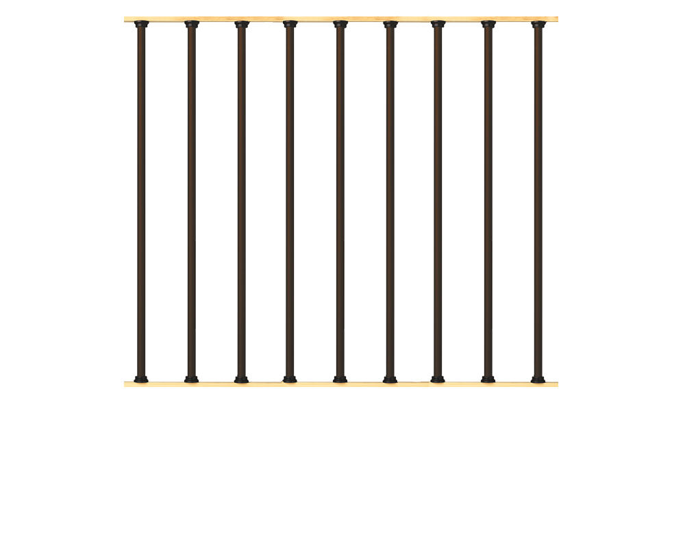 36" Deckorator Classic Black Baluster (10 Pack) at Ashby Lumber ...