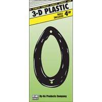 4"P 3-D Plastic House Number #0 at Ashby Lumber | Plastic House Numbers
