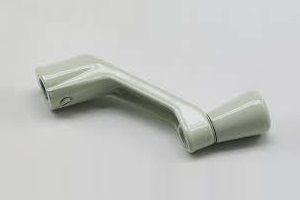 Casement Crank Handle with Cover (White) at Ashby Lumber | Window Repair