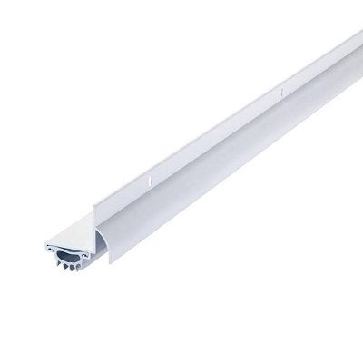 48" L- Shaped Door Shoe with Drip Cap White at Ashby Lumber | Door Shoes