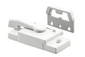 Vinyl Window Sash Lock White at Ashby Lumber | Window Locks