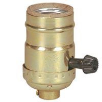 Turn Knob Socket Brass at Ashby Lumber | Lamp Sockets