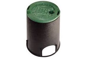 6" Round Valve Box with Green Lid at Ashby Lumber | Irrigation Valve Boxes