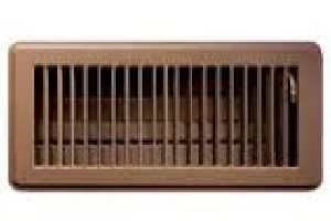 Floor Diffuser 12" x 4" Brown at Ashby Lumber | Floor Diffuser Vents