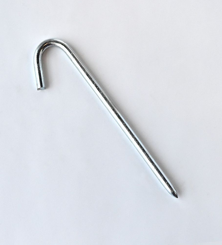 10" Tarp Nail Stakes Steel Pack of 4 at Ashby Lumber | Tarp & Tent Stakes