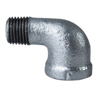 Galvanized 1/4" Street 90 Degree Elbow at Ashby Lumber | Galvanized 90 ...