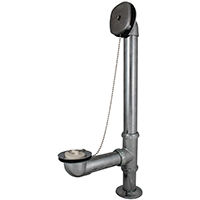 Waste Bath 1-3/8" Chain 22 Gauge at Ashby Lumber | Galvanized Unions