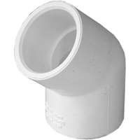 PVC 3/4" 45 Degree Elbow, Slip x Slip at Ashby Lumber | PVC SCH 40 45 ...