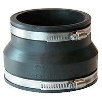 4" Clay x 4" CI/PVC Flex Coupling at Ashby Lumber | Flexible Transition ...