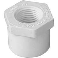 1" x 1/2" Red PVC Bushing Socket at Ashby Lumber | PVC SCH 40 Reducer ...