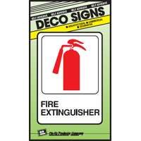 SIGN FIRE EXTINGUISHER POLY 5X7 at Ashby Lumber | Fire Extinguisher Signs