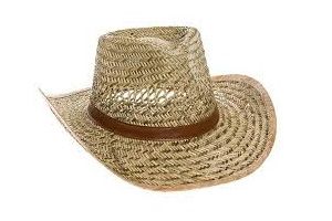 Rush Western Straw Hat at Ashby Lumber | Garden & Work Hats