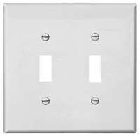 2-Gang Jumbo Toggle Plate (White) at Ashby Lumber | Toggle Switch Wall ...