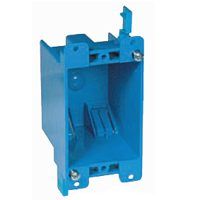 1-Gang PVC Box 14 cu. Zip-Retainer at Ashby Lumber | PVC Single Gang ...