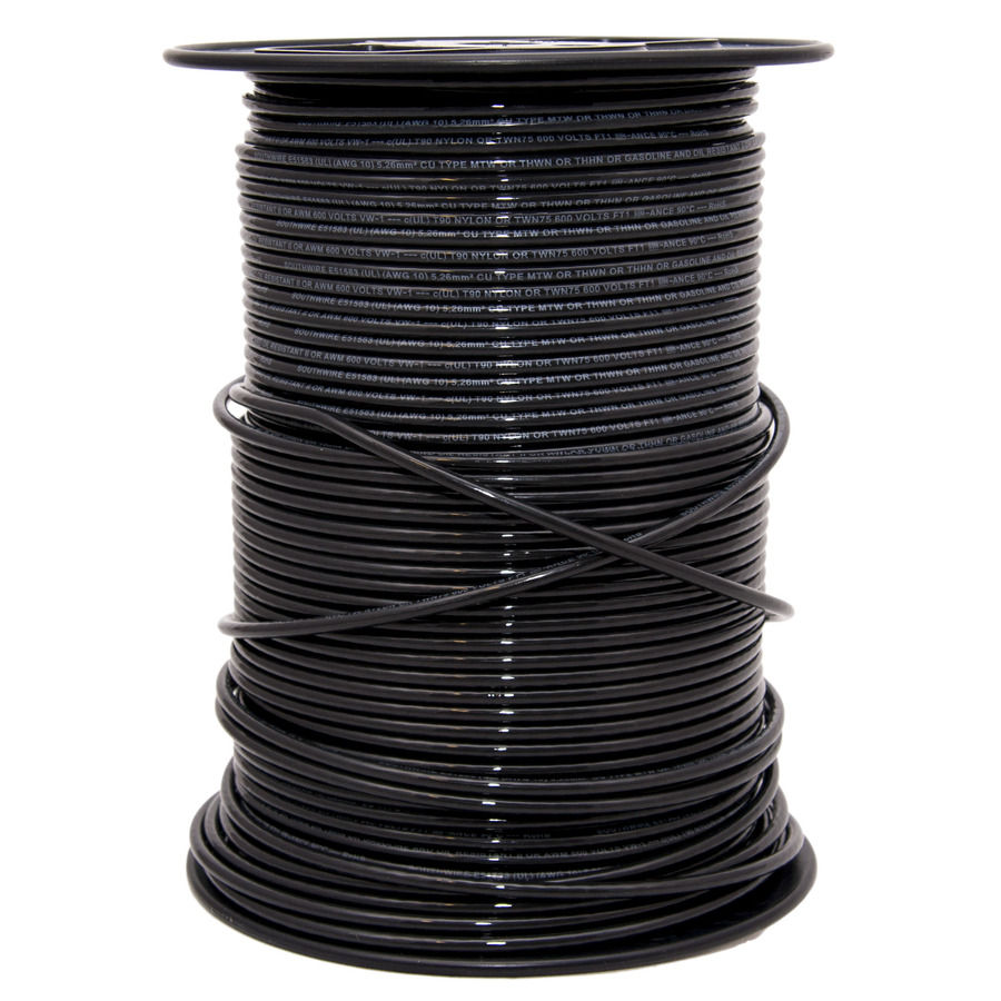 WIRE #10 SOLID BLACK THHN *FOOT* at Ashby Lumber | #10 Solid Wire