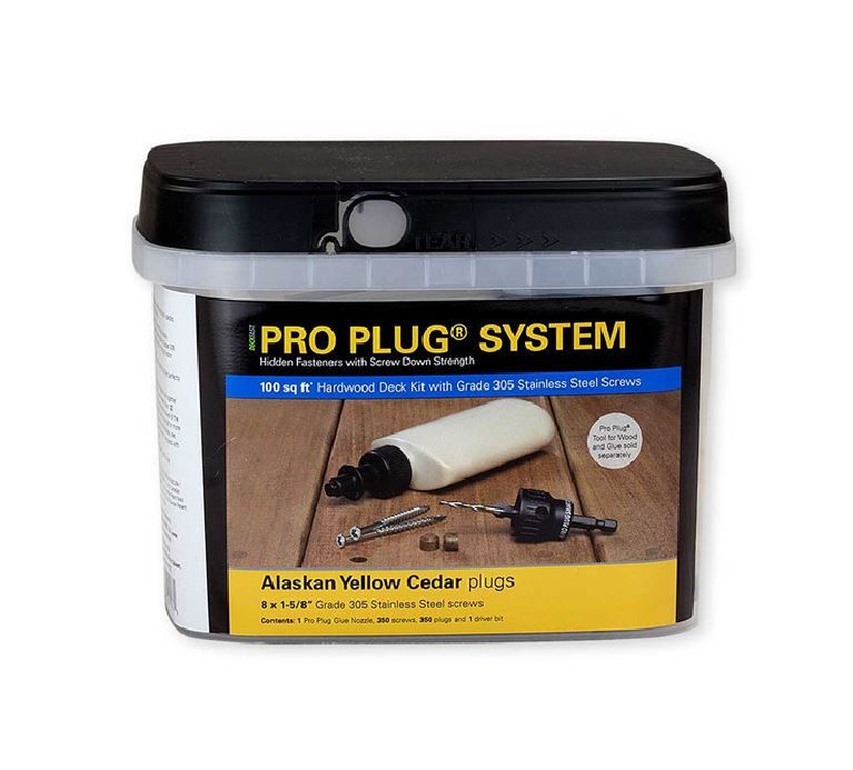 Shop #8 Pro Plug System Wood Deck Kit Ipe (100 sq ft/350 pack) at Ashby ...