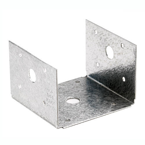 4" POST BASE BRACKET-GALV at Peacock Lumber | Deck & Fence Hardware