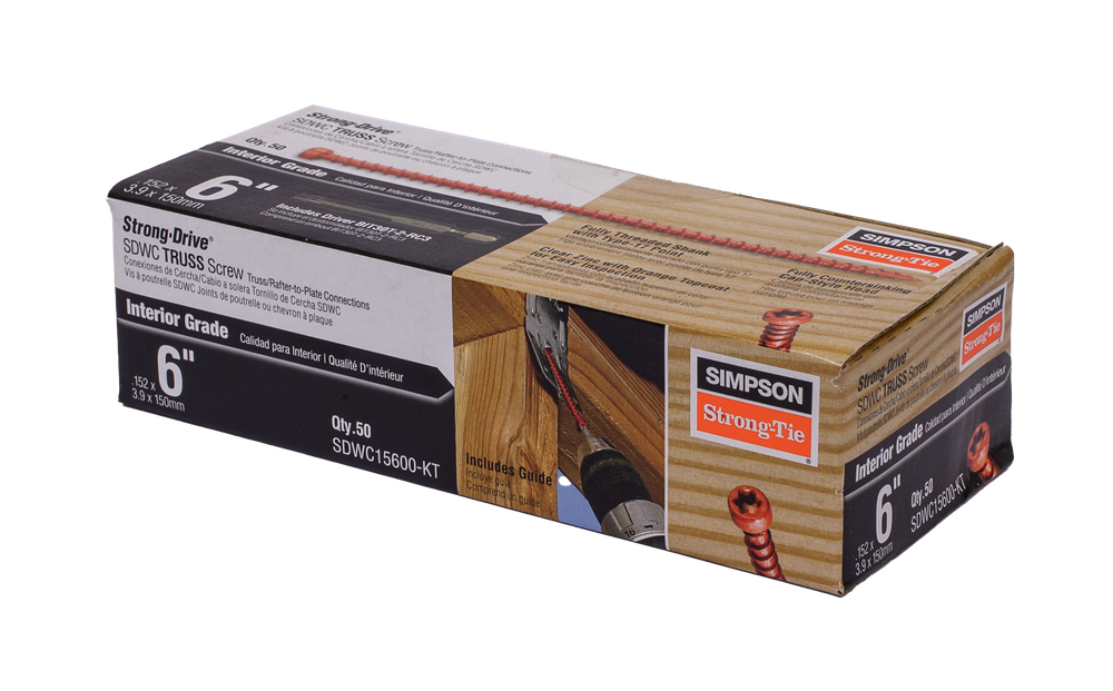 Shop Simpson Structural Screw 6" T30 Truss 50ct at Jaeger Lumber ...