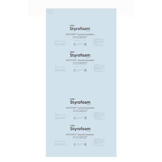 1-1/2" 4x8 Scoreboard Styrofoam Insulation (R-7.5) at Belletetes ...