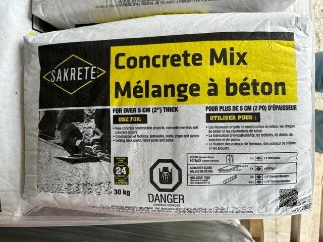CONCRETE STONE MIX (CEMENT) 30 KG at Monaghan Lumber | Decking Accessories