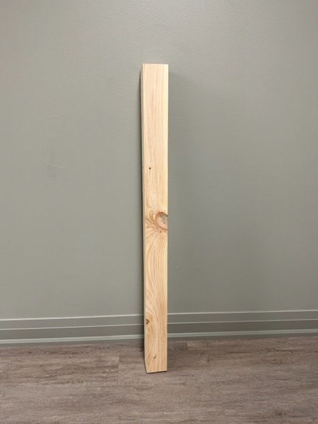 Knotty Pine Square Newel 3 1/2"x48" at Monaghan Lumber | Newel Posts ...