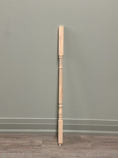 Oak Colonial Spindle 1 5/16"x36" Dowelled at Monaghan Lumber | Spindles