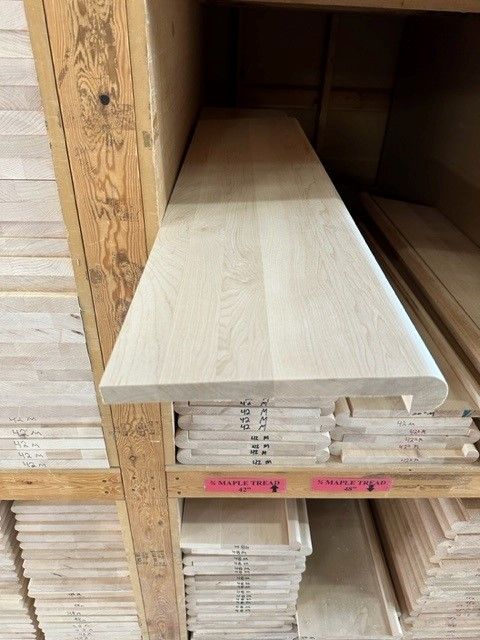 Maple Tread Cap 3/4x10 1/2x48" at Monaghan Lumber | Clearance