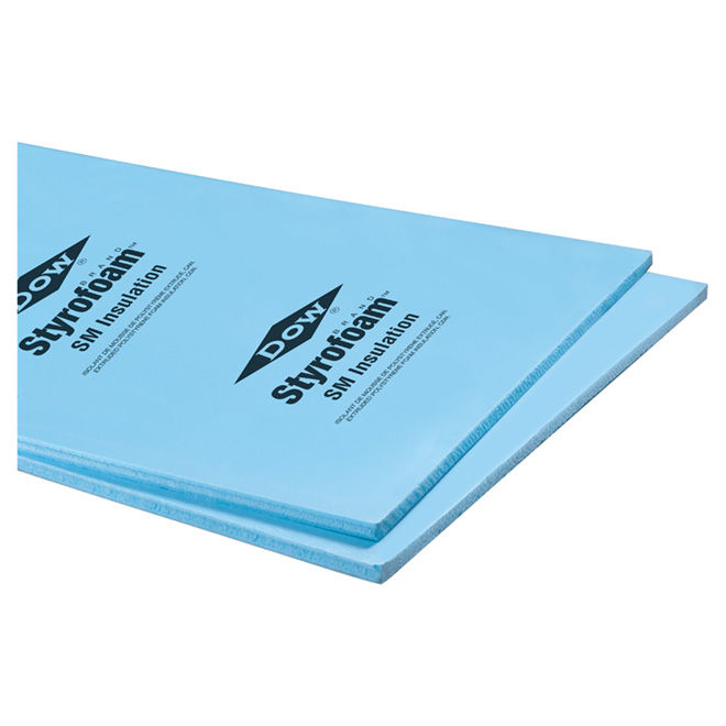4x8x1/2 Dow Blue Board Sheathing RV3 at Cassity Jones | Exterior Sheathing
